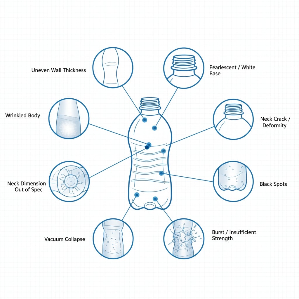 The 10 Most Common Defective PET Bottles